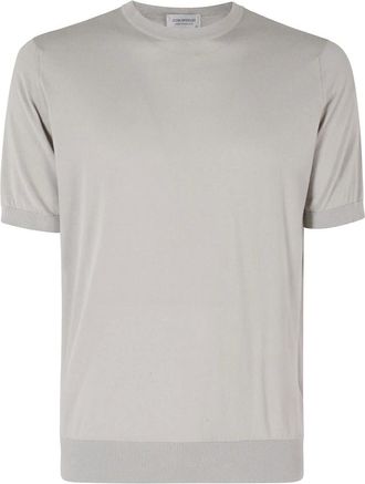 John Smedley Homme, Pulls, Gris, Taille: 2XL Kempton T-shirt