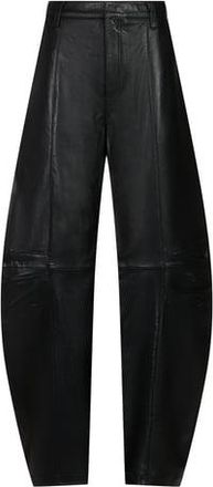 Rotate Pantalon large en cuir