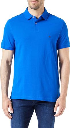 Tommy Hilfiger Herren Poloshirt Kurzarm Core 1985 Regular Fit, Blau (Ultra Blue), S