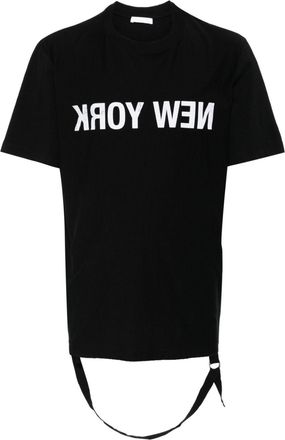 Helmut Lang T-Shirt mit New York-Print - Schwarz