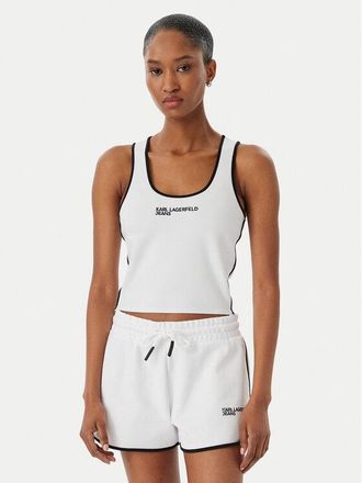 Karl Lagerfeld Top B2W17087 Wei&szlig; Slim Fit
