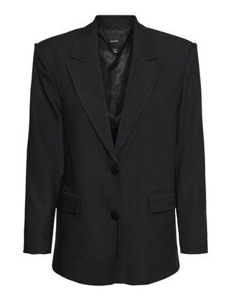 Vero Moda Damen VMSELAH LS Loose Boyfriend Blazer, Black, 64