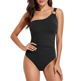 Generic Maillot De Bain Femme 1 Piece Maillot De Bain Femme Costume Respirant S&eacute;chage Rapide &Eacute;paule D&eacute;nud&eacute;e Tendance - Monokini Uni Ultra-Confortable pour &Eacute;t&eacute;