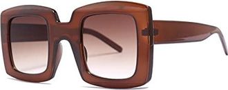 Generic Lunettes de soleil carrées pour hommes et femmes pour tir de rue vacances en plein air plage pare-soleil (couleur : D, taille : moyen) 2026, b, Taille