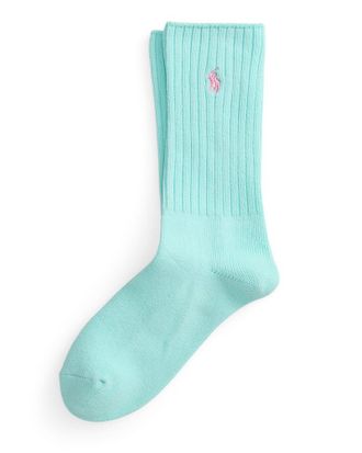 Ralph Lauren Socken mit Stretch in Rippstruktur mit Pony-Stickerei in