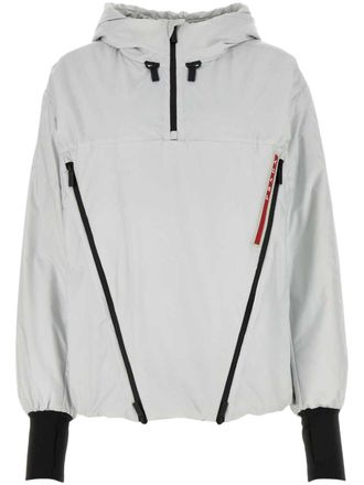 Prada veste à bords contrastants - Gris