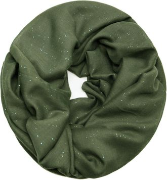 Glamexx24 Loop Schal Damen Schlauchschal Glitzer Unifarbener Rundschal Halstuch f&uuml;r Fr&uuml;hling, Sommer, Herbst, Winter