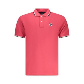 North Sails Rotes Baumwoll Herren Polo