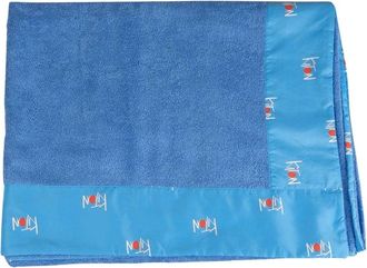 Kiton unisex, Accessoires, Bleu, Taille: ONE Size Serviette de Plage Classique Unie