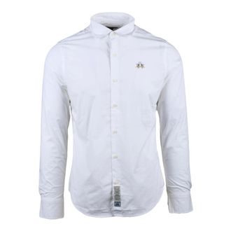 La Martina Homme, Chemises, Blanc, Taille: XL Casual Chemises