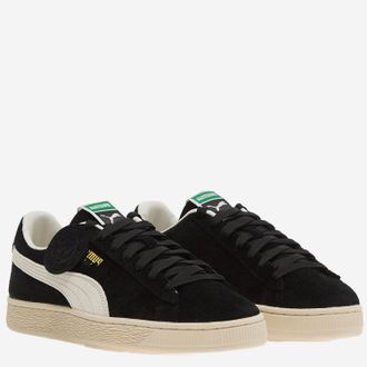 Puma Unisex Sneakers Charles Suede With Leather Details Black Trainers