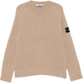 Stone Island Rundhalspullover - Taupe