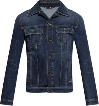 Dolce & Gabbana Homme, Vestes, Bleu, Taille: L Veste en jean