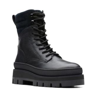Clarks Schn&uuml;rstiefeletten - - Shoes - Damen - Schwarzk - 36 EU