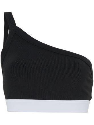 P.E Nation brassi&egrave;re de sport &agrave; une &eacute;paule - Noir