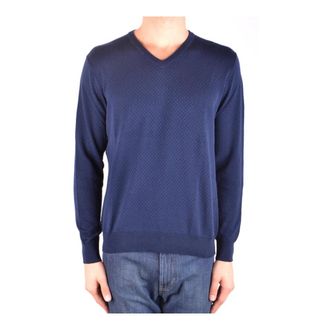 Altea Strickware - - Knitwear - Herren - Blau - S