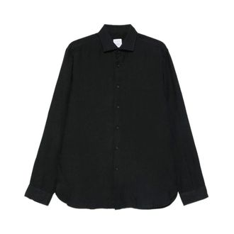 Xacus Homme, Chemises, Noir, Taille: XL Chemise en lin