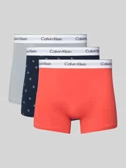 Calvin Klein Underwear Trunks aus Baumwoll-Mix im 3er-Pack