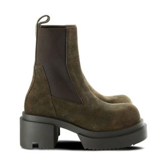 Rick Owens Beatle Bogun Ankle Boots - - Shoes - Damen - Gr&uuml;n - 40 EU