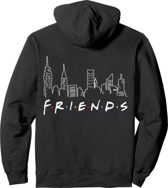 Friends TV-Show Skyline Logo NYC Fansitcom Nerd im Vintage-Stil der 90er Pullover Hoodie