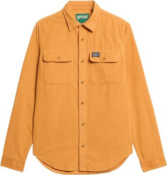 Superdry Herren Trailsman Cordhemd in lässiger Passform Geröstetes Orange XL