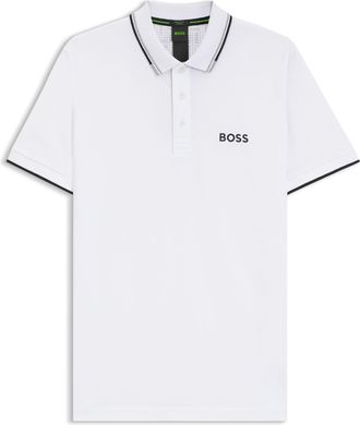 BOSS Herren Paddy Pro 10226584 01 Poloshirt, Wei&szlig;, L EU