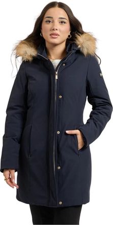 Yes-Zee YES Zee, Femme, Vestes, Bleu, Taille: 40 FR Parka