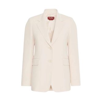 Max Mara Max Mara Studio Blazer aus Cady - - Jackets - Damen - Beige - 2XS