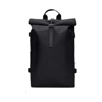 Rains Homme, Sacs, Noir, Taille: ONE Size Rolltop Rucksack Large W3