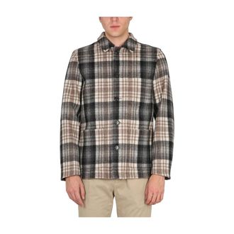 Aspesi Klassische Kragen-Knopfleiste Pla - - Jackets - Herren - Mehrfarbig - L