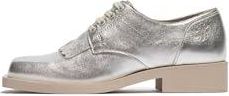 FLY London Womens RULP211FLY Derby, Silver, 38