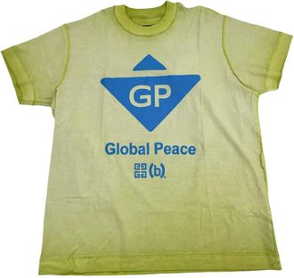 Givenchy t-shirt Stadium Global Peace Citrus Green - Vert