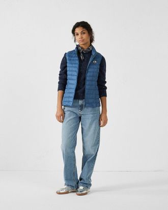 Jott Doudoune l&eacute;g&egrave;re sans manches Bleu jeans Seda - Taille XXL