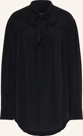 Ami Ami Paris Schluppenbluse Mit Seide schwarz
