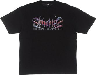 Phobia Archive Holographic Print Tee - - Tops - Herren - Schwarzk - XL