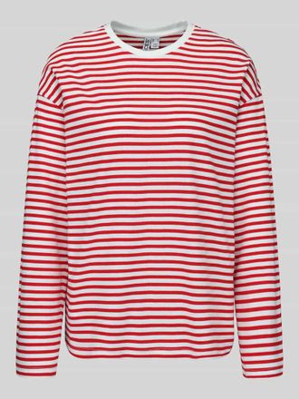 Pieces Regular Fit Langarmshirt aus Baumwoll-Mix Modell ADIE