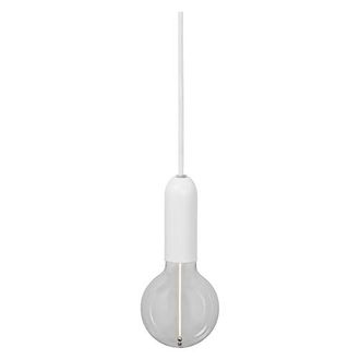 Osram Vintage 1906 Pendelleuchte ROUND E27, wei&szlig;, max. 25W (LED 15W), E27 Sockel, runder Baldachin, Innenraum-Pendelleuchte, Kombination mit 1906 Vintage-La