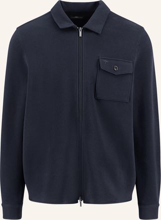 Fynch-Hatton Fynch-Hatton Pique-Overjacket blau
