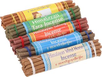 Guru Shop Himalayan Incense, Tibetische R&auml;ucherst&auml;bchen, Nat&uuml;rliches R&auml;ucherwerk - Geschenkset, 10x10x1 cm