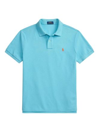 Polo Ralph Lauren polo The Iconic &agrave; broderies - Bleu