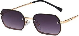 Generic Lunettes de soleil décoratives tendance à petite monture en métal pour hommes et femmes (couleur : E, taille : 1) 2026