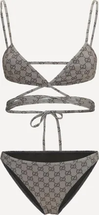 Gucci Printed stretch jersey bikini Female M