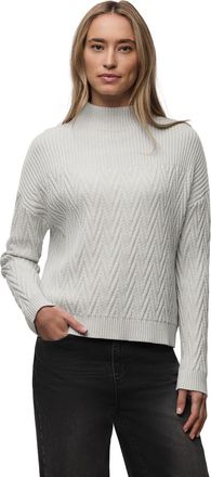 Street One Pullover mit Strukturmix Pelican Grey Mel. 44