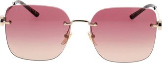 Gucci Gg0529S Piloten-Sonnenbrille - - Accessories - Damen - Rosa - ONE SIZE