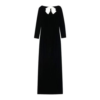 Saint Laurent Damen, Kleider, Schwarzk, LGr&ouml;&szlig;e