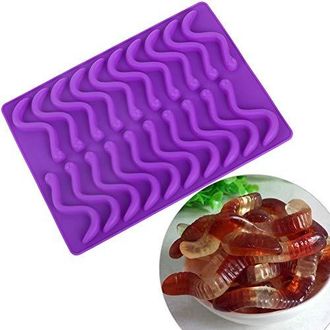 CHICIRIS Moule &agrave; G&acirc;teau Gommeux en Silicone &agrave; 20 Compartiments avec Compte-gouttes - Antiadh&eacute;sif de qualit&eacute; Alimentaire pour des Formes de Bonbons Mignonnes et