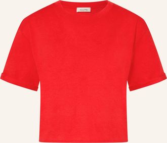 American Vintage American Vintage Cropped-Shirt Apoly rot