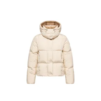 Moncler Moncler Castlenew Hooded Down Jacket, Women, White, Size: 00
