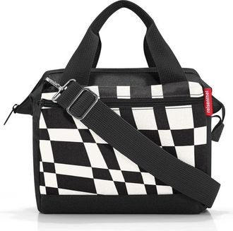 Reisenthel allrounder cross op-art - Kleine Crossbody Bag mit abnehmbarem und verstellbarem Schultergurt - Aus wasserabweisendem Material