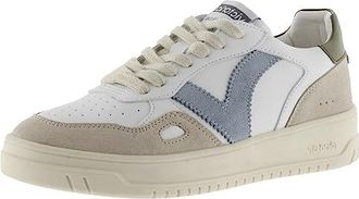 Victoria Basket Basse Unisexe Seúl Effet Cuir & Pièces Colorées & en Croûte De Cuir en Contraste 1257101 pour Adulte Kaki 40